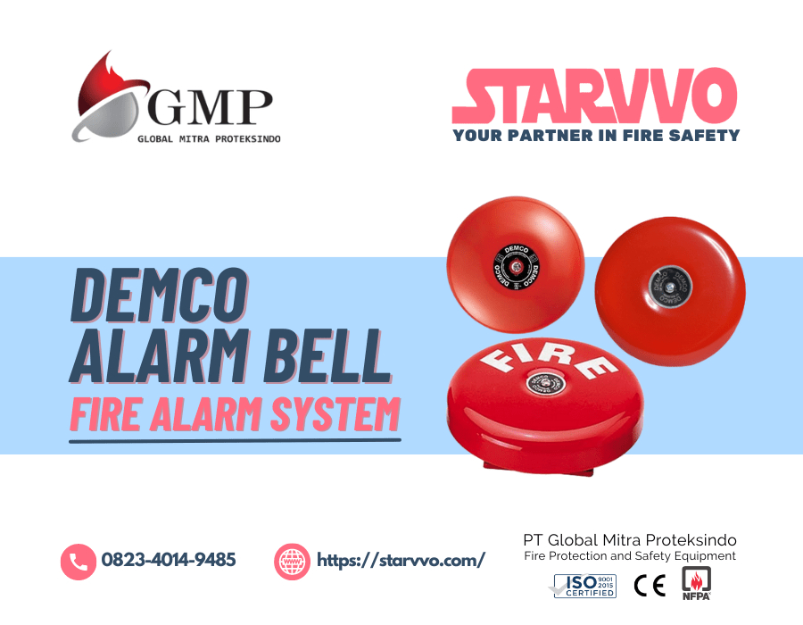Fire Alarm Bell Demco Fire Alarm System Equipment | STARVVO Fire Alarm ...